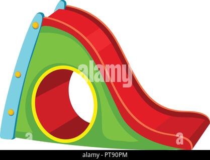 Playground slide white background Stock Vector Image & Art - Alamy