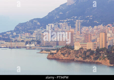 Palaces and skyscrapers of Montecarlo, principality of Monaco just ...