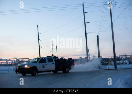 A view of the Hardisty tank farm, which includes TransCanada Hardisty ...