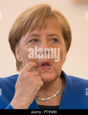 08 October 2018, Hessen, Frankfurt Main: The author Inger-Maria Mahlke ...