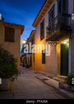 Old buildings in Plaka district of Athens, Greece Stock Photo - Alamy
