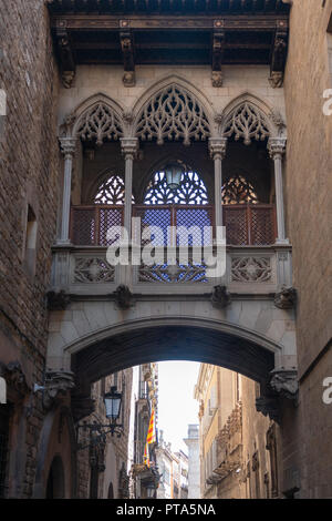 barcelona Spain, ghotic quarter - 2018 September 25: architectural ...