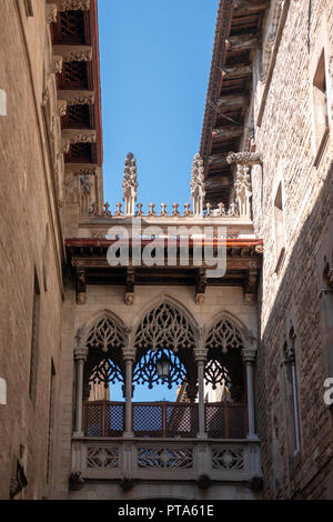 barcelona Spain, ghotic quarter - 2018 September 25: architectural ...