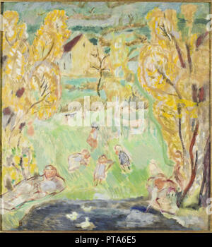Pierre Bonnard. 1867-1947. Le lit ouvert. Toile Stock Photo - Alamy