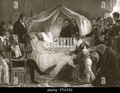 Steuben - Mort de Napoleon Stock Photo - Alamy
