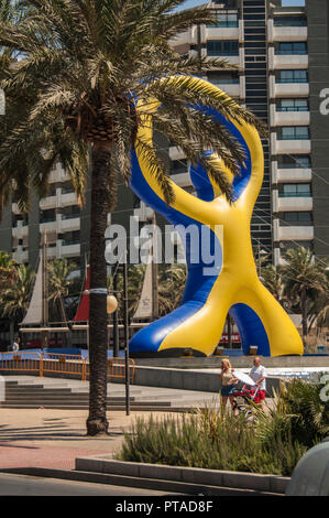 Indalo Prehistoric magical symbol of man holding rainbow adapted as ...