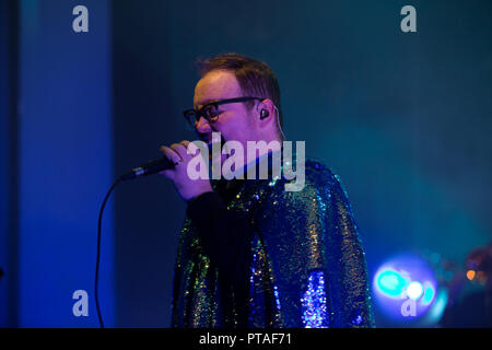 St. Paul and The Broken Bones: lead singer, Paul Janeway Stock Photo ...