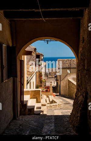 Italy Calabria Cariati view Stock Photo - Alamy