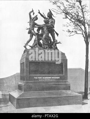 FORT DEARBORN MASSACRE Stock Photo - Alamy