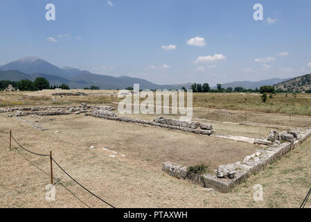 Ruins of the rectangular Bouleuterion, the meeting place for the ...