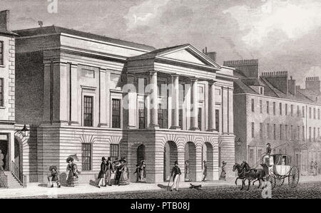 Assembly Rooms and Music Hall, Edinburgh, Scotland, 19th century Stock ...