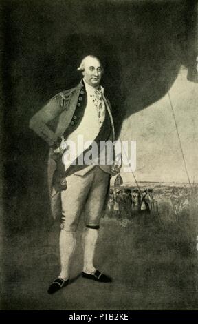 Portrait of Lord Charles Cornwallis, one of the leading British ...