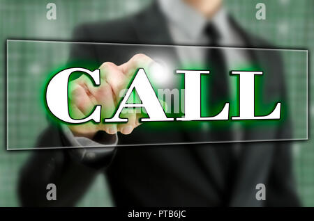 Closeup of businessman pressing Feedback button on virtual screen Stock ...