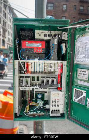 Traffic control box, New York City, USA Stock Photo - Alamy