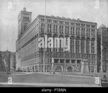 Auditorium Building by Louis Sullivan, in the Loop, Chicago, Illinois ...
