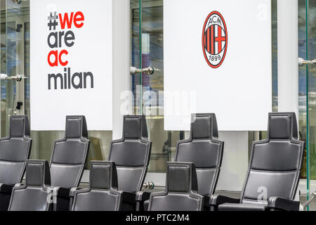 VIP tribune At San Siro stadium - the official arena of FC Milan and FC ...