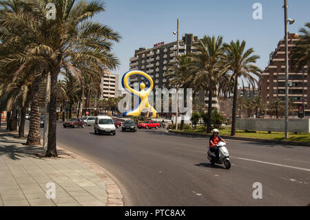 Indalo Prehistoric magical symbol of man holding rainbow adapted as ...
