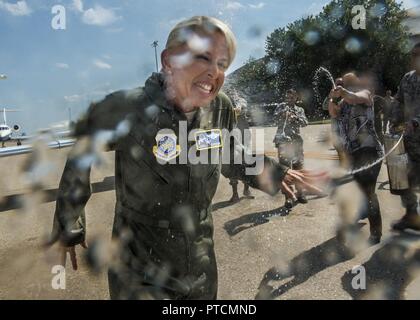 Col. Laura Lenderman, Scott Air Force Base installation commander ...