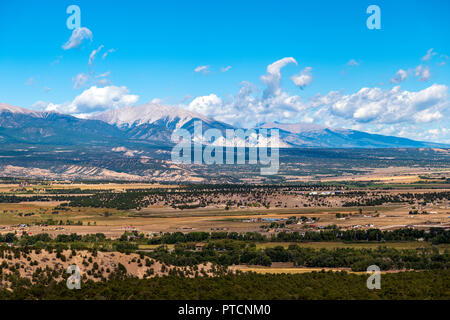 Chalk cliffs of Mt Princeton Colorado Stock Photo - Alamy