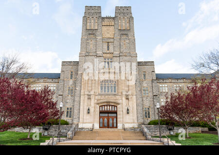 Blacksburg, USA - April 18, 2018: Historic Virginia Tech Polytechnic ...