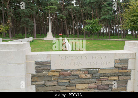 Givenchy Road Canadian Cemetery in Vimy Ridge France Stock Photo - Alamy
