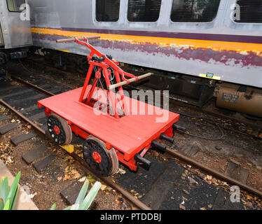 Railway handcar (pump trolley, pump car, jigger, velocipede, draisine ...