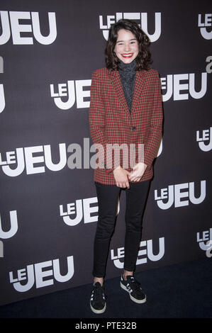 Paris, France. 9th Oct, 2018. Roschdy Zem Doria Tillier and Fleur ...