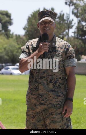 U.S. Marine Corps Col. Reginald J. McClam, the incoming commander of ...