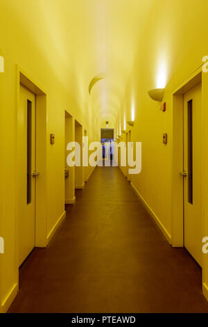 The interior corridor of a residential building Stock Photo - Alamy