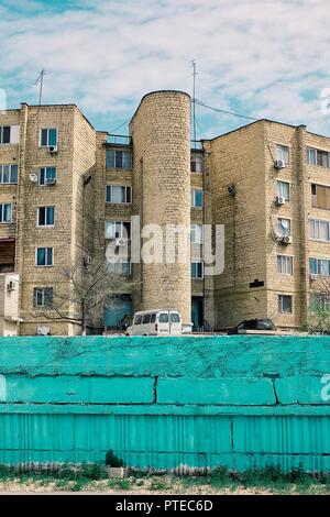 Typical Soviet era building in the town of Buchach which was once home ...