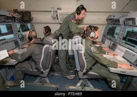 E-8C Joint STARS aircrew members from the 116th Airborne Command and ...