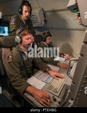 E-8C Joint STARS aircrew members from the 116th Airborne Command and ...