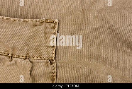 clothing items washed cotton fabric texture with seams, clasps, buttons ...