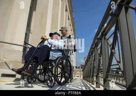 USS Arizona survivor Navy Seaman First Class Donald Stratton salutes ...