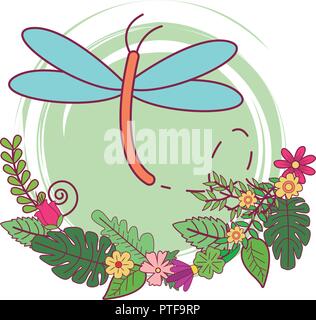 Collection Cute snail and decorative flowers, daisies and twigs. Linear ...