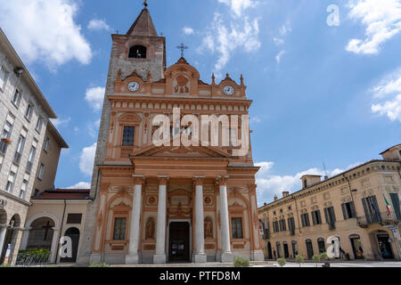 Borgomanero, Novara, Piedmont, Italy: exterior of the historic San ...