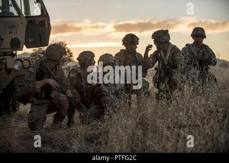 U.S. Army Soldiers from the 344th Military Intelligence Battalion march ...