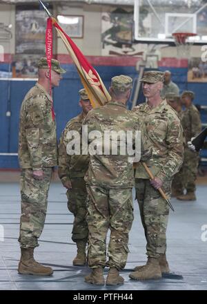 Command Sgt. Maj. Scott Anderson (second from left), U.S. Area Support ...