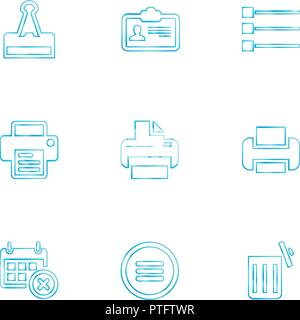 images , printer , messages , pin , clip , badge , clipboard , print ...