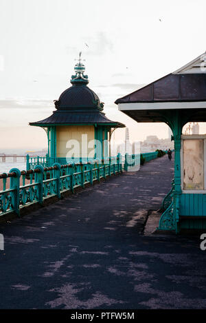 Brighton Madeira Terrace, sunset Stock Photo - Alamy