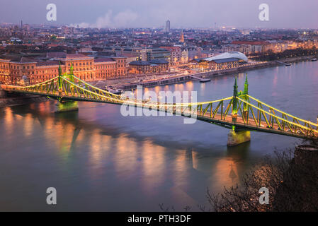 Liberty Bridge, top view Stock Photo - Alamy