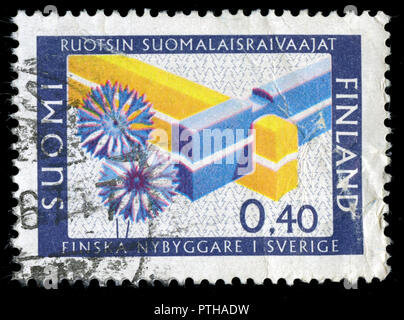 Finnish postage stamp Stock Photo - Alamy