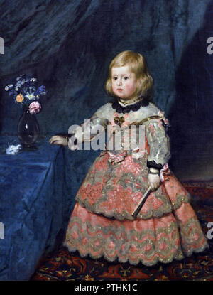 Infanta Margarita Teresa (1651-1673) in a Blue Dress. Museum: Art ...
