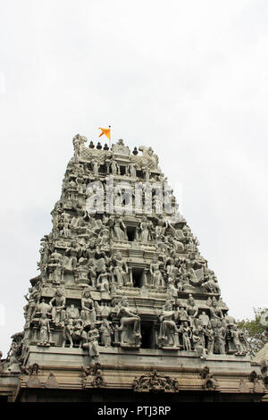 The situation around Hindu temple Sivan Kovil in Colombo. Taken in Sri ...
