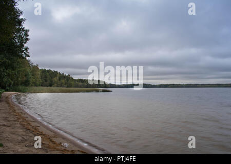 Early morning at Lake Visaginas, Lithuania Stock Photo - Alamy