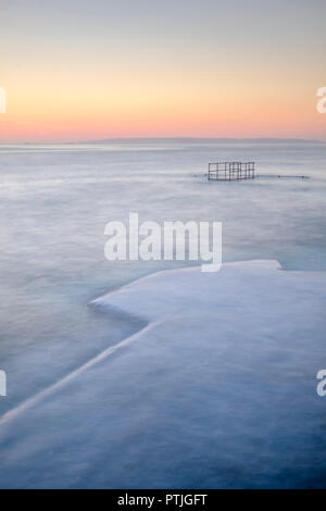 La Valette tidal bathing pools guernsey Stock Photo - Alamy