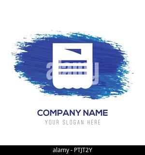 Computer Files Icons - Blue watercolor background Stock Vector Image & Art - Alamy