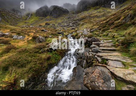 Cwm Idwal Ogwen Valley Stock Photo - Alamy