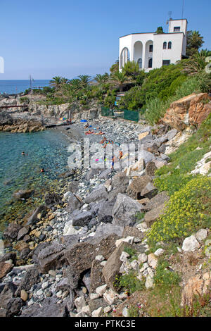 Italy, Liguria, Varazze, the beach Stock Photo - Alamy