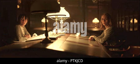 DOWN A DARK HALL, from left: Uma Thurman, Pip Torrens, 2018 ...